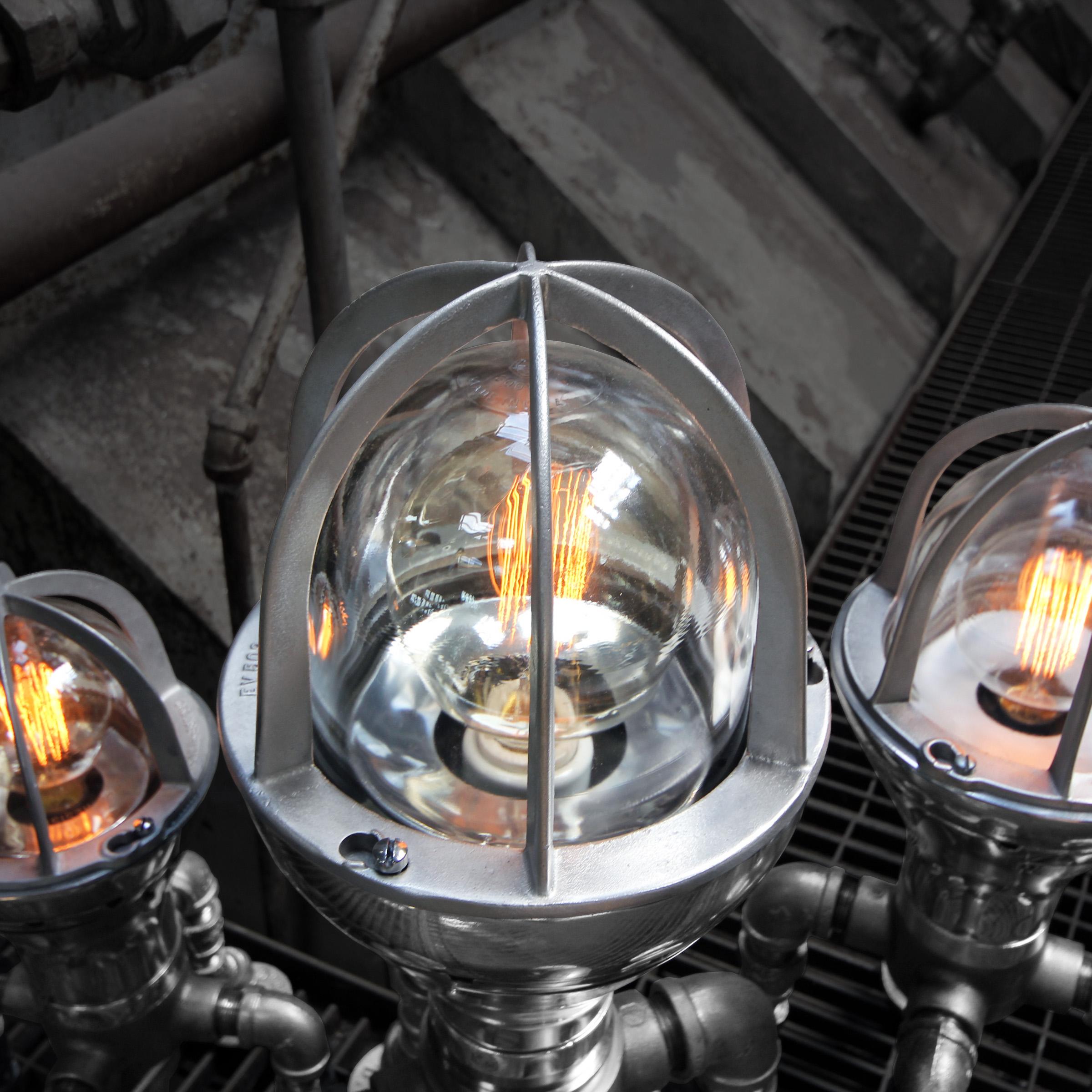 Modern Industrial Lamp Set - Industrial Decor - Crouse Hinds Industrial ...
