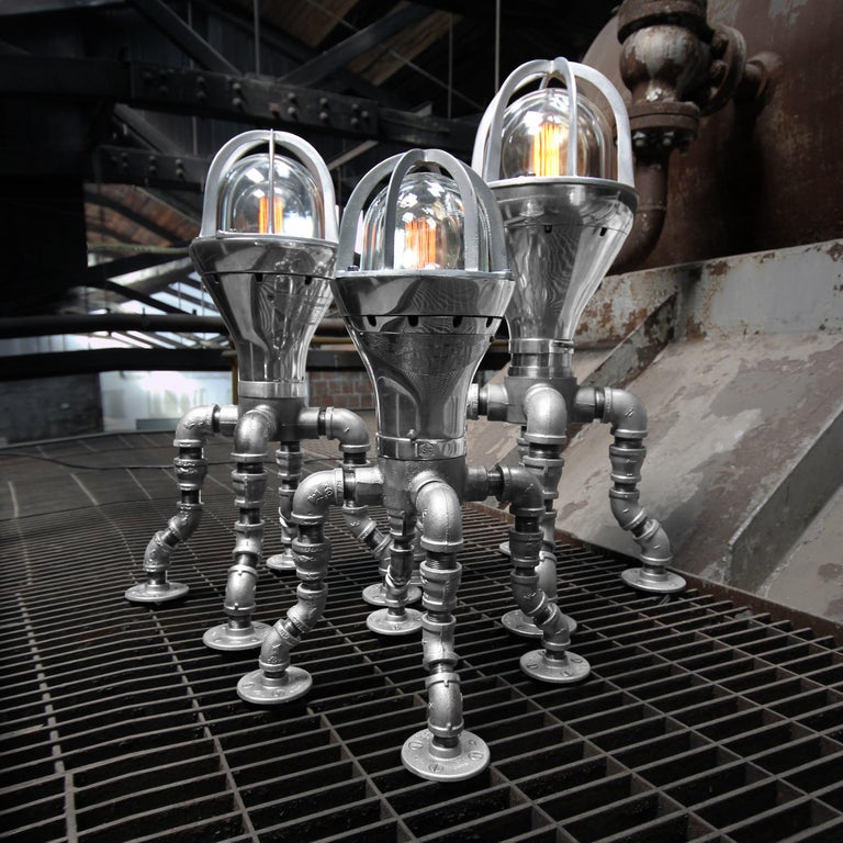 Modern Industrial Lamp Set - Industrial Light - Industrial Decor ...