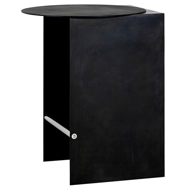 Indoor-Outdoor Modern River Rock Masonry Tuffet Stool by Lland For Sale ...