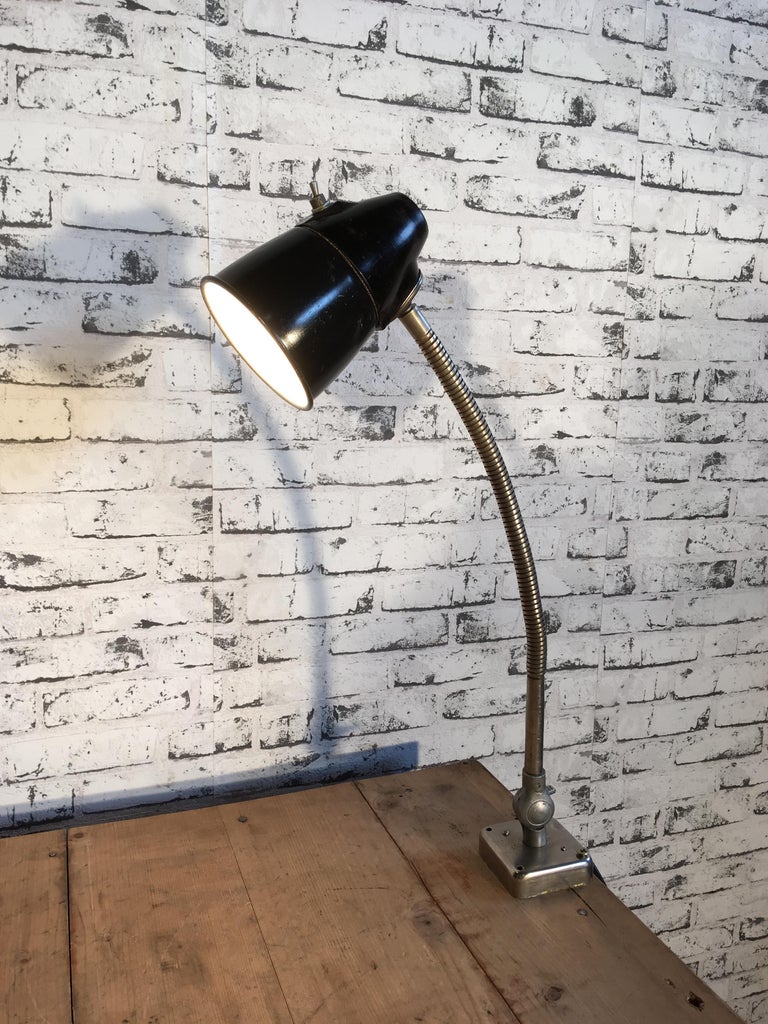 Industrial Russian Work Table Lamp, 1960s at 1stDibs