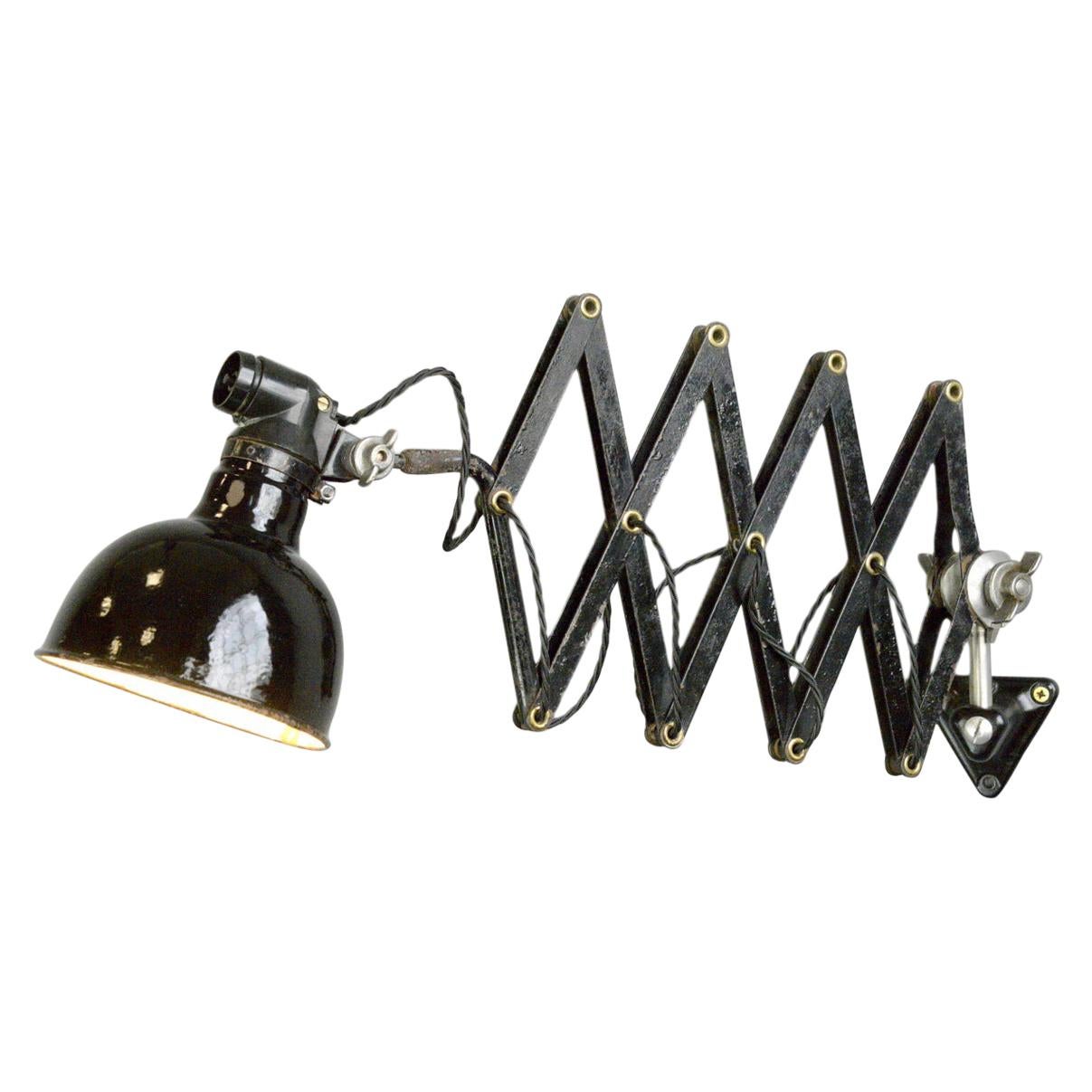 Articulated Scissor Desk Lamp at 1stDibs