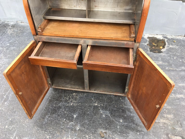 Industrial Secretary Cabinet Art Deco Kitchen For Sale at 1stDibs ...