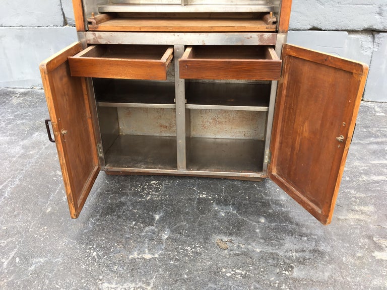 Industrial Secretary Cabinet Art Deco Kitchen For Sale at 1stDibs ...
