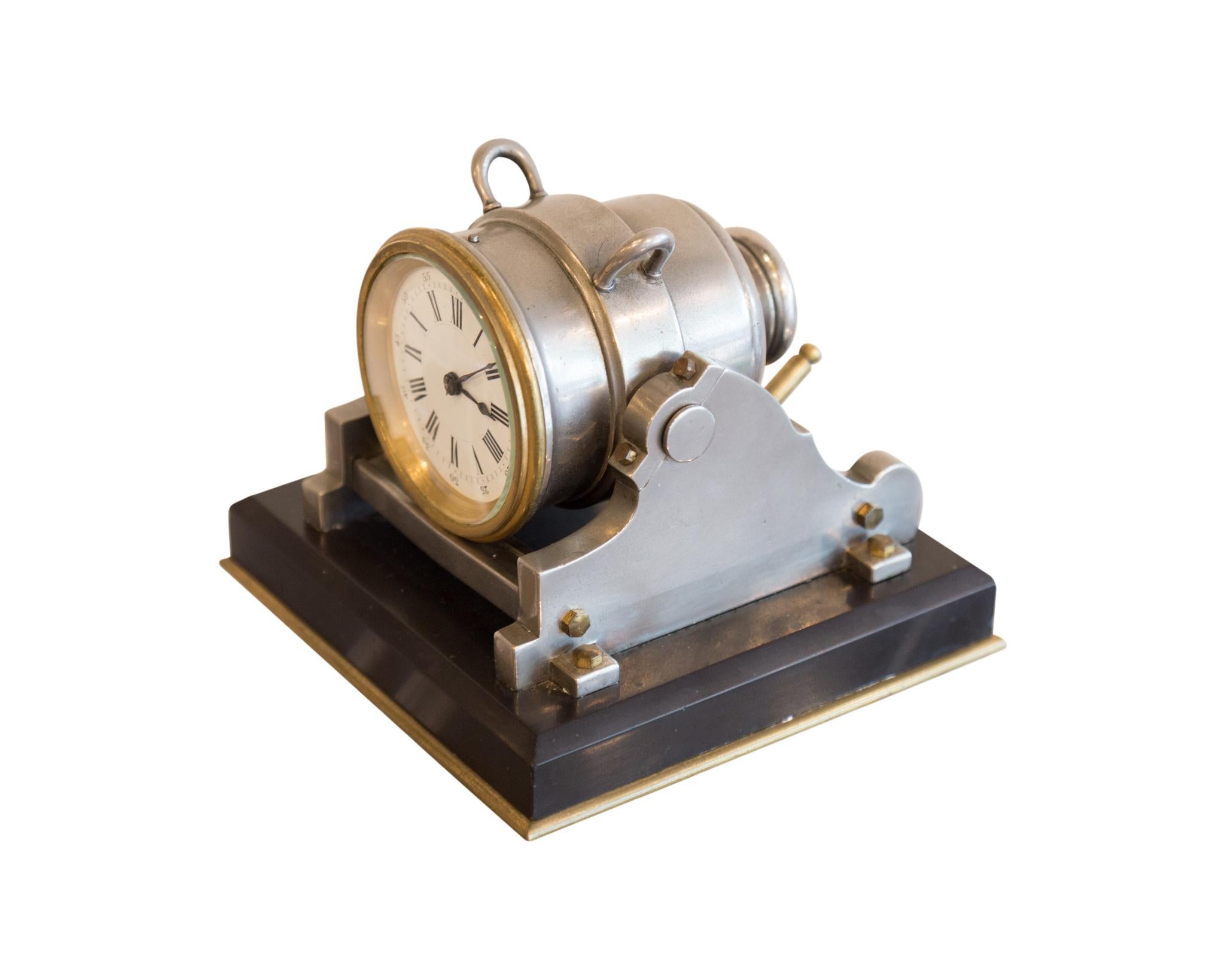 Industrial Series Mortar Mantel Clock by Guilmet, Late 19th Century at ...