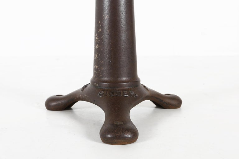 Industrial "Singer" Stool ca.1920 at 1stDibs