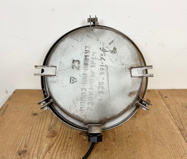 Industrial Soviet Wall or Ceiling Light, 1970s For Sale at 1stDibs