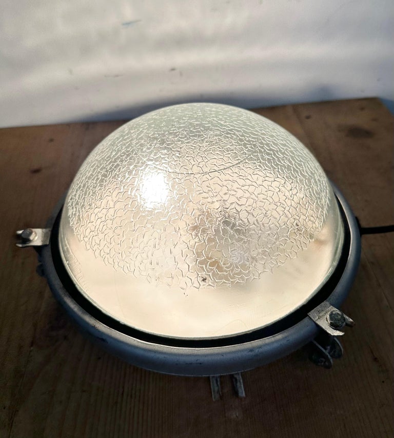Industrial Soviet Wall or Ceiling Light, 1970s For Sale at 1stDibs