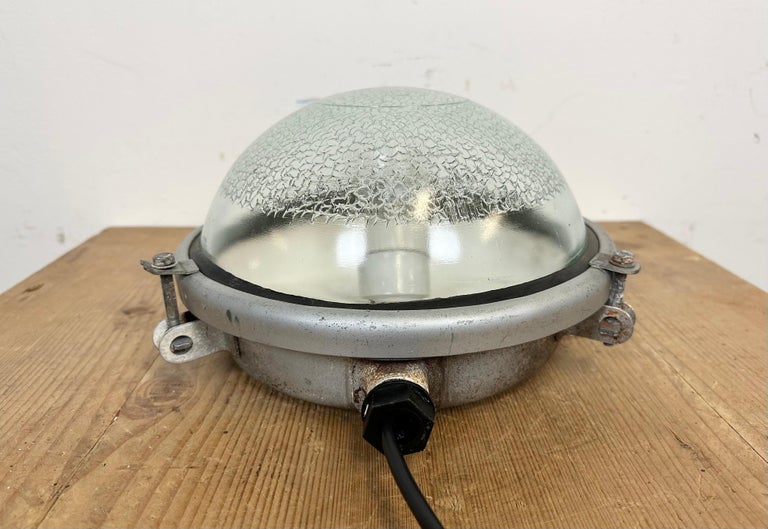 Industrial Soviet Wall or Ceiling Light, 1970s For Sale at 1stDibs