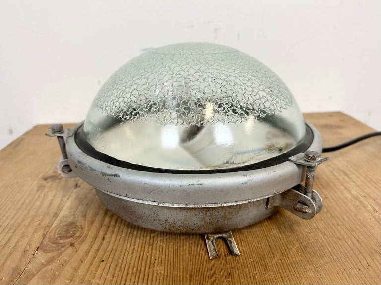 Industrial Soviet Wall or Ceiling Light, 1970s For Sale at 1stDibs