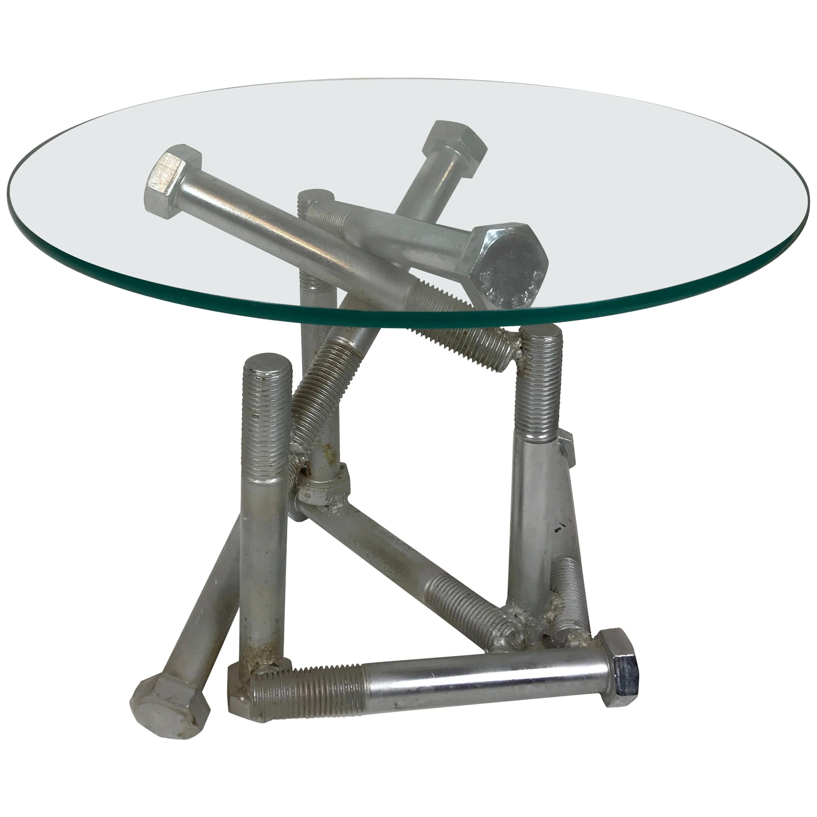 Industrial Steel Bolt Table For Sale at 1stDibs
