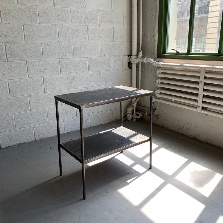 Industrial Steel Hospital Prep Table at 1stDibs