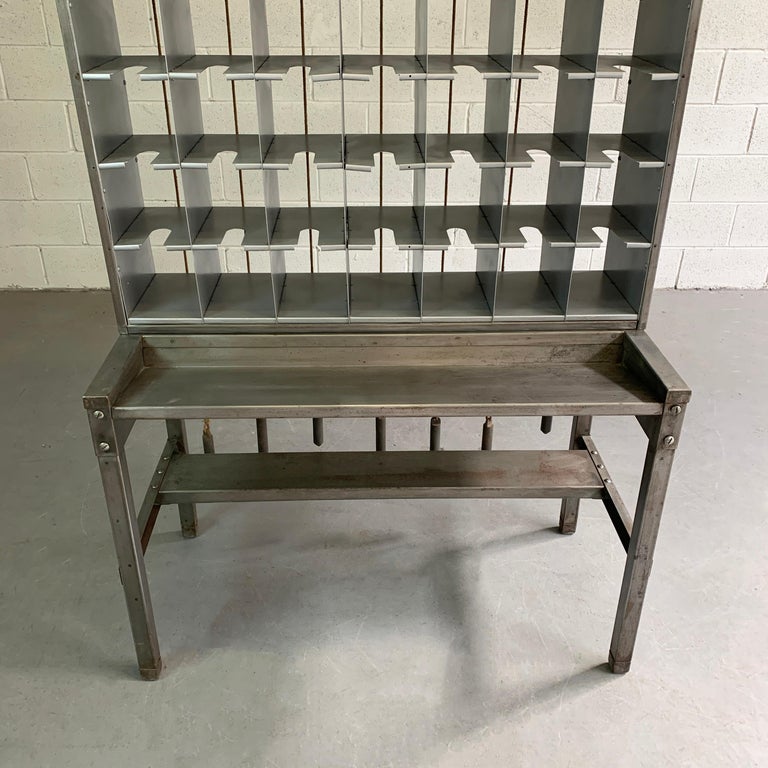 Industrial Steel Mail Letter Sorter Unit at 1stDibs