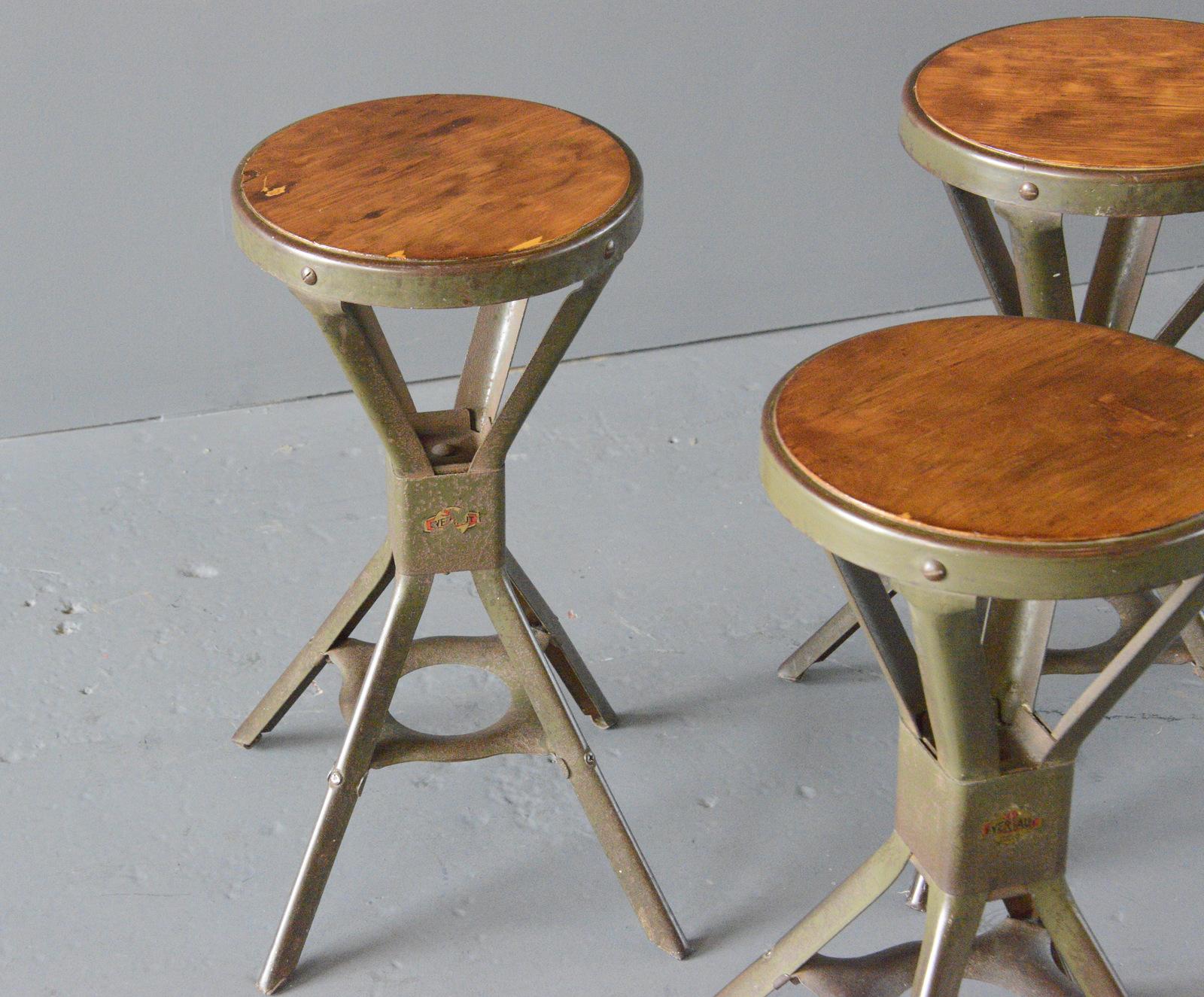 Industrial Stools By Evertaut Circa 1940s For Sale at 1stDibs