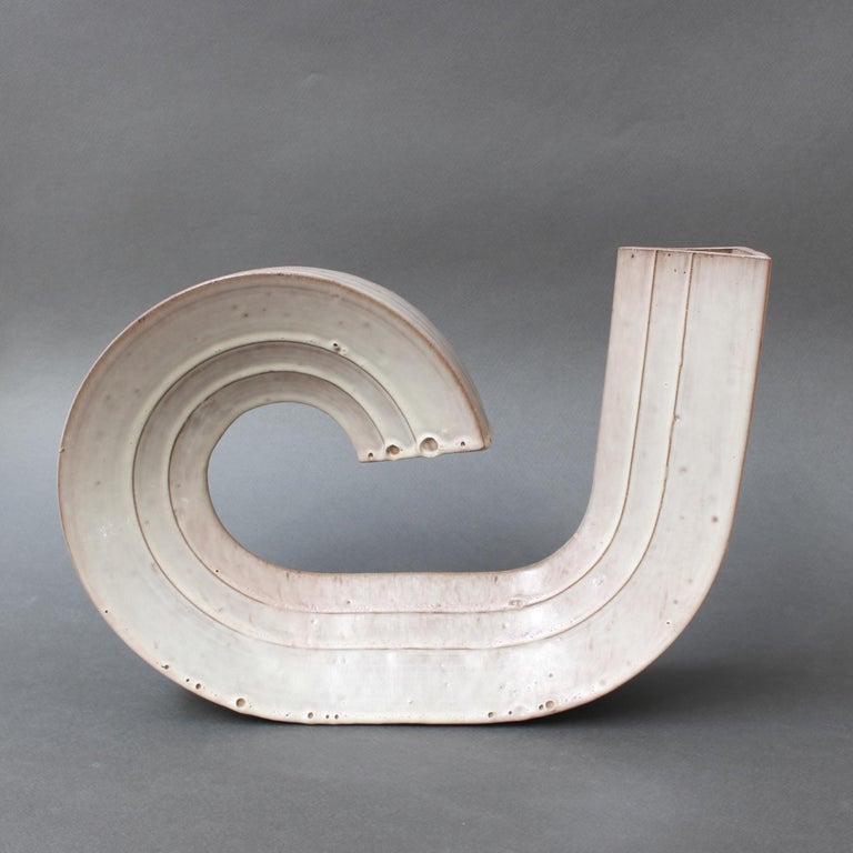 Industrial Style Ceramic Vase / Sculpture by Alessio Tasca, Nove, Italy ...