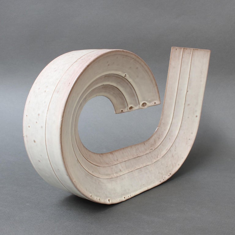Industrial Style Ceramic Vase / Sculpture by Alessio Tasca, Nove, Italy ...