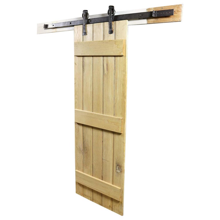 Industrial Style Sliding Door Roller Set, 20th Century For Sale at 1stDibs