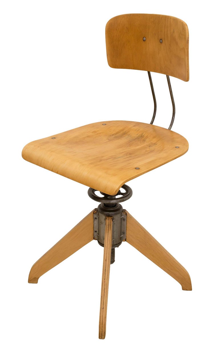 Industrial Swivel Chair by Robert Wagner for Bemefa, Germany, 1930s at ...
