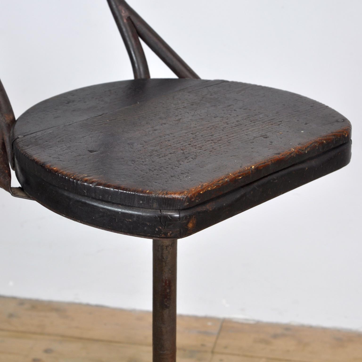 Industrial Swivel Stool, 1950’s at 1stDibs