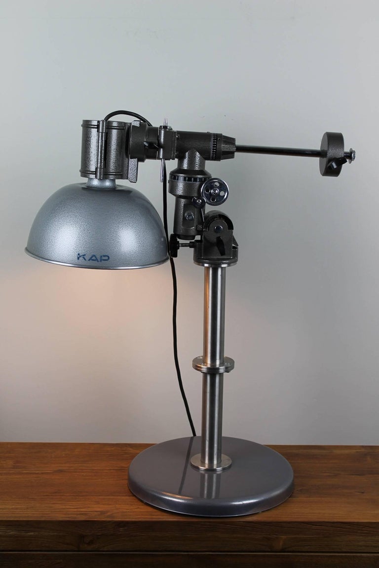 Industrial Table Light, Desk Lamp at 1stDibs