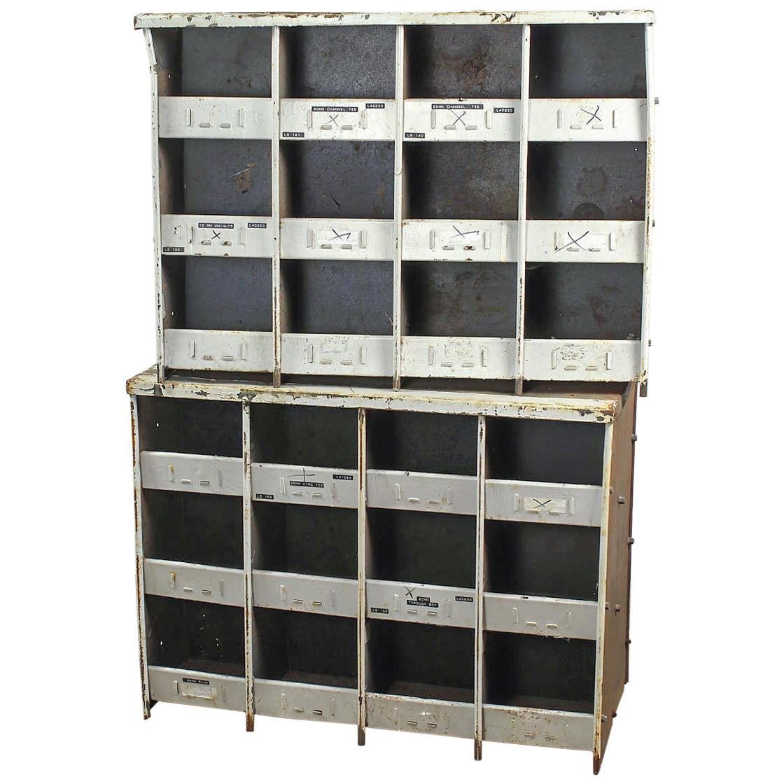 Extra Tall Military Shelving at 1stDibs