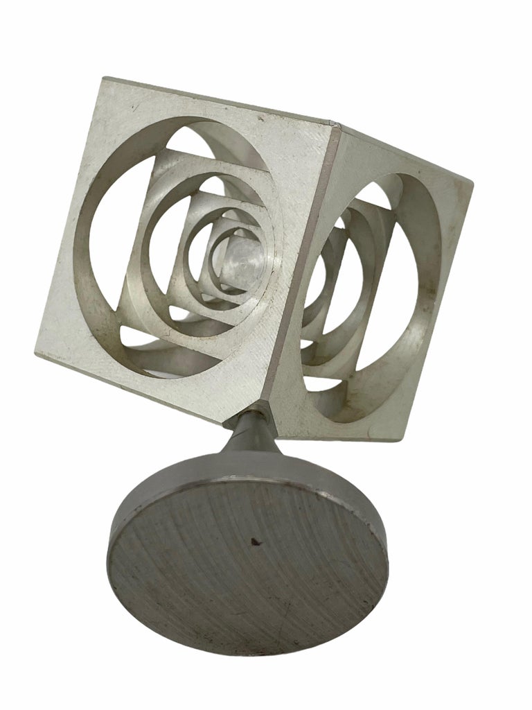 Industrial Turners Cube Scale Design Model Desk Sculpture, German ...