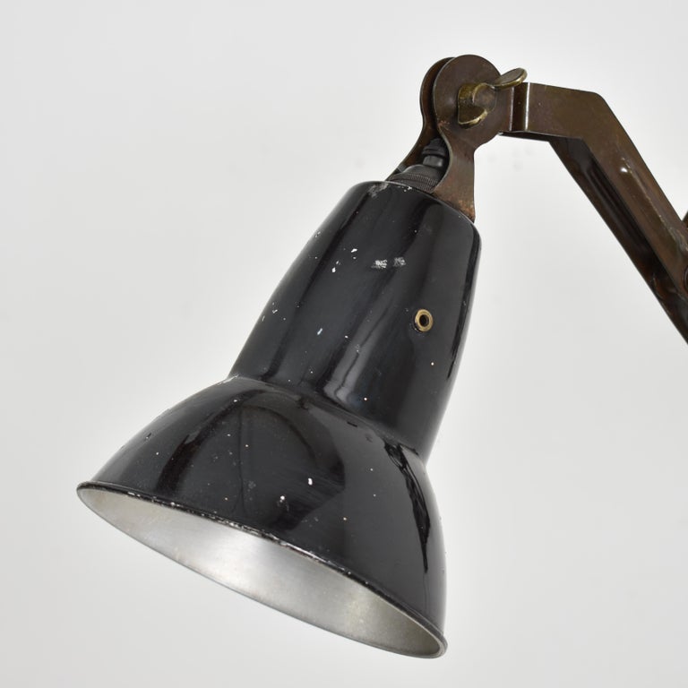 Industrial Vintage Anglepoise Scissor Wall Light For Sale at 1stDibs