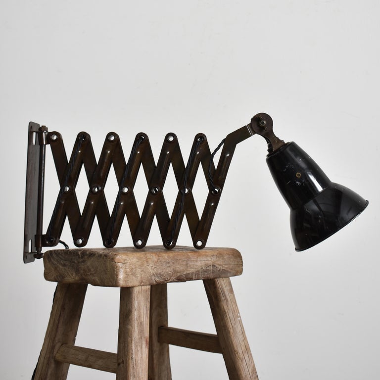 Industrial Vintage Anglepoise Scissor Wall Light For Sale at 1stDibs