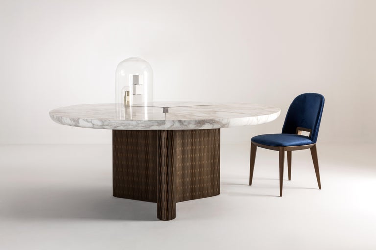 Infinity Round Dining Table by Laura Meroni For Sale at 1stDibs