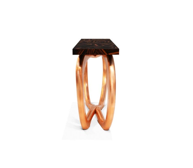 Infinity Wood Carved Console Table by Boca do Lobo For Sale at 1stDibs