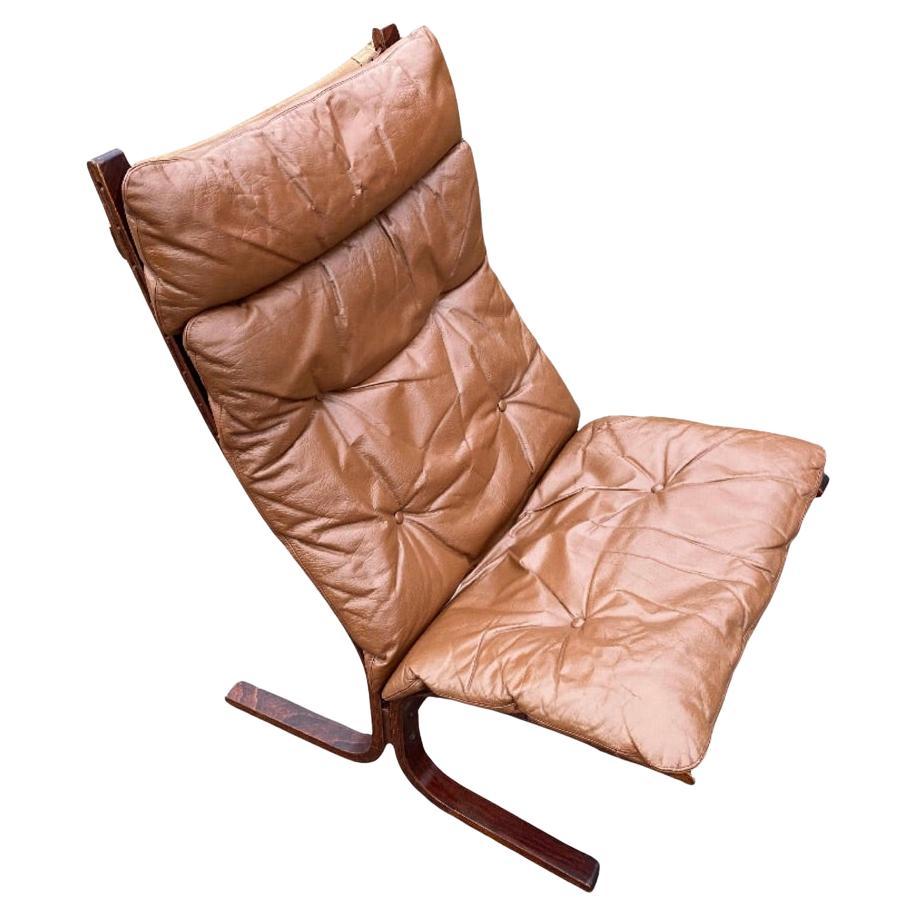 Midcentury Ingmar Relling Lounge Chair and Ottoman at 1stDibs