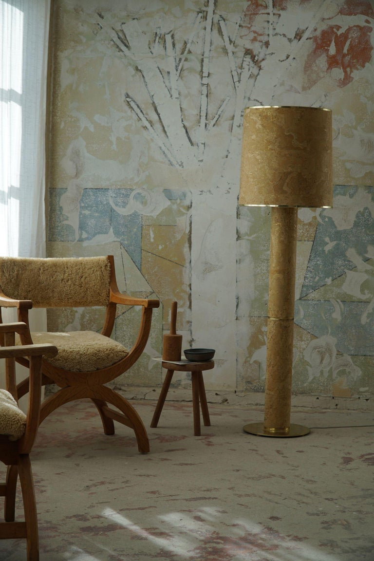 Ingo Maurer, lampadaire cylindrique moderne du milieu du siècle ...