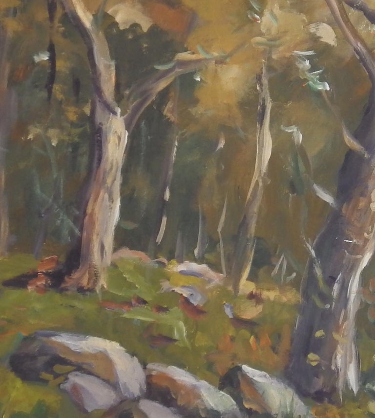 Ingrid Dohm - Forest Clearing, Original Signed Contemporary ...