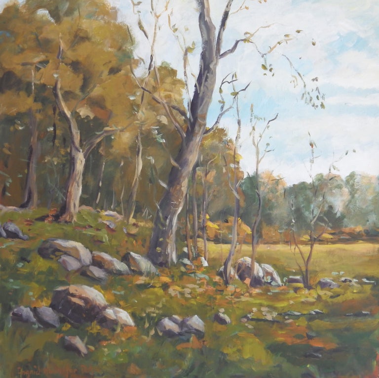 Ingrid Dohm - Forest Clearing, Original Signed Contemporary ...