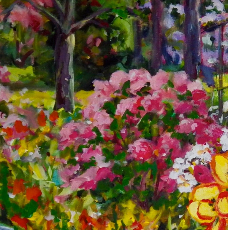 Ingrid Dohm - Garden Dining, Original Signed Impressionist Still Life ...