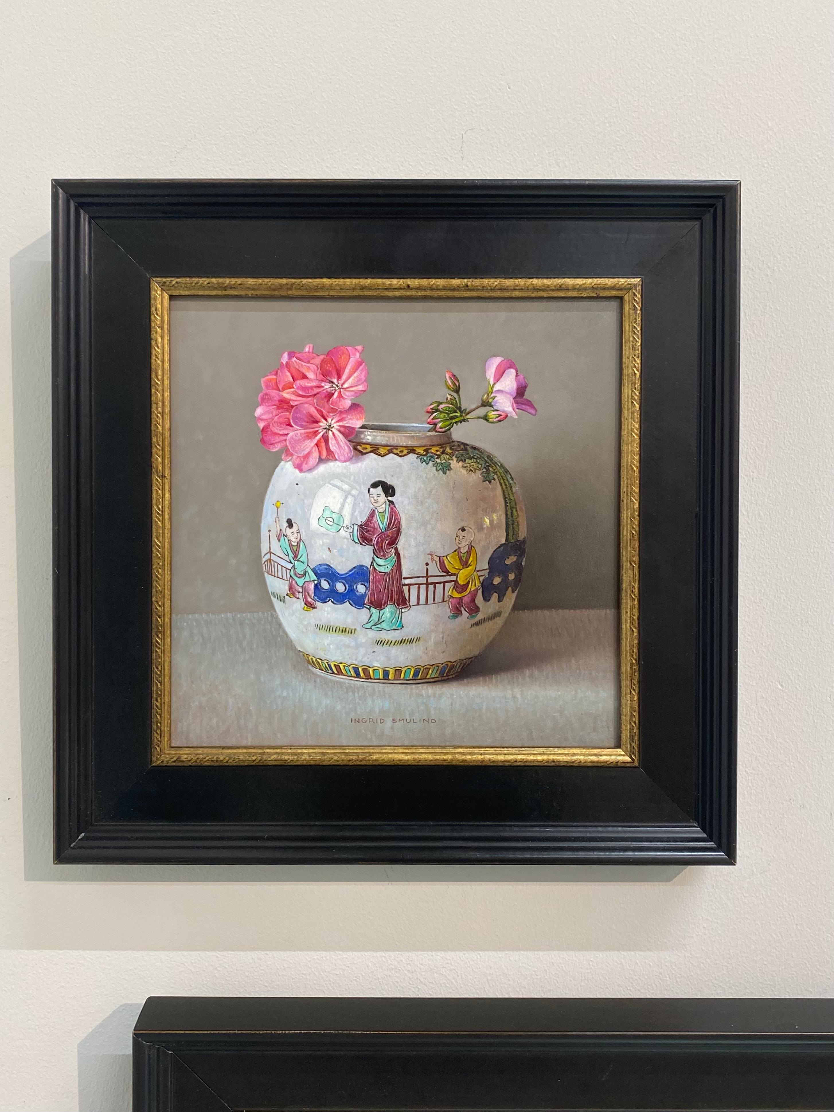 Ingrid Smuling - Geranium in Chinese Pul - 21st Century Contemporary ...