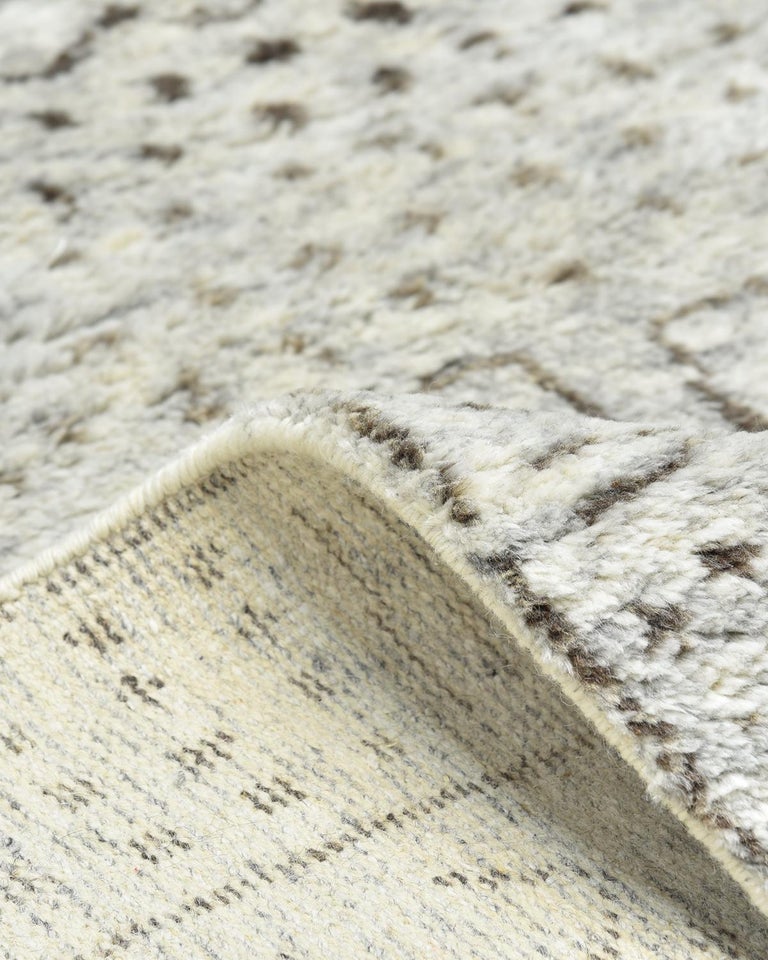 Indian Made Hand-Knotted Bohemian Tribal Area Rug at 1stDibs