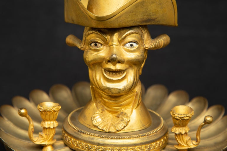 Inkwell in the Shape of a Country Gentleman with Tilting Hat For Sale ...