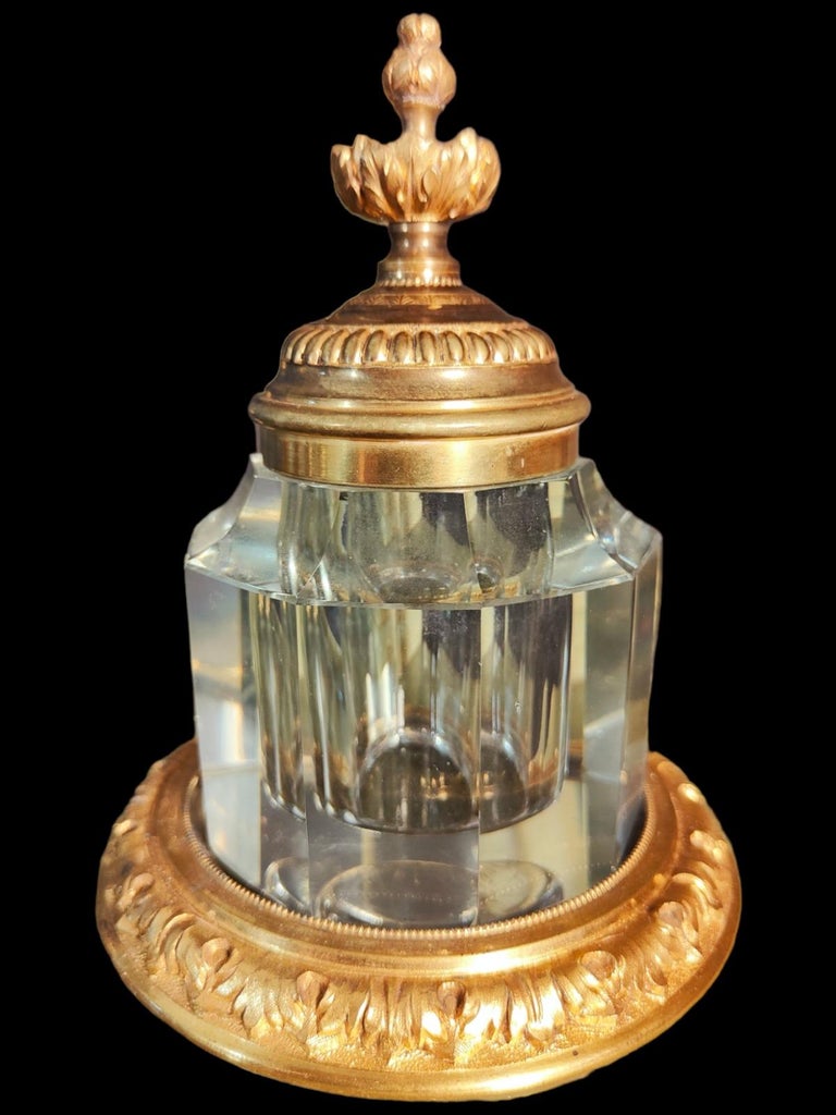 Inkwell Onyx France-Russia, 19th Century For Sale at 1stDibs