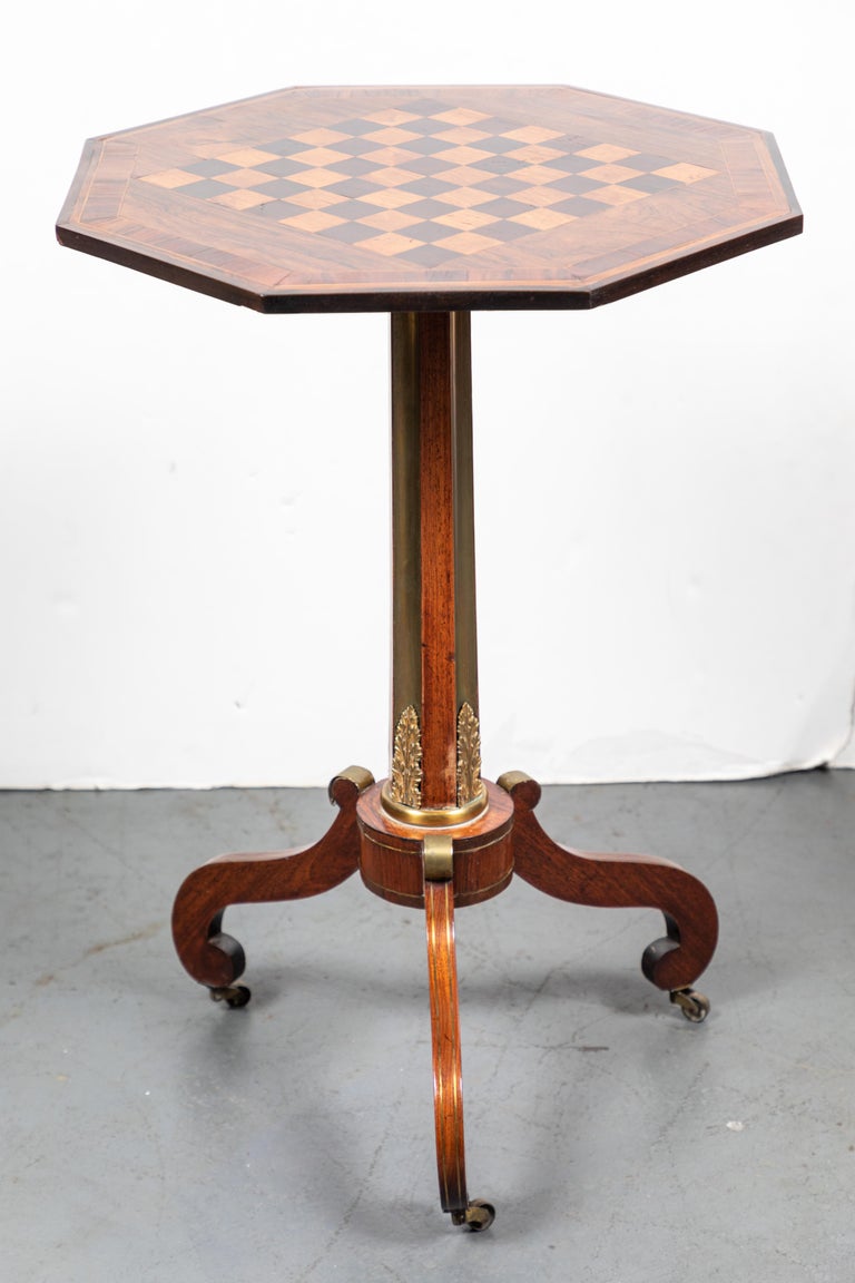 Inlaid, Antique, English Side Table For Sale at 1stDibs