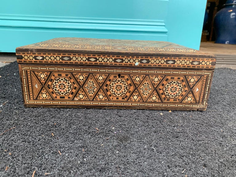 Inlaid Moroccan Box, circa 1890 at 1stDibs