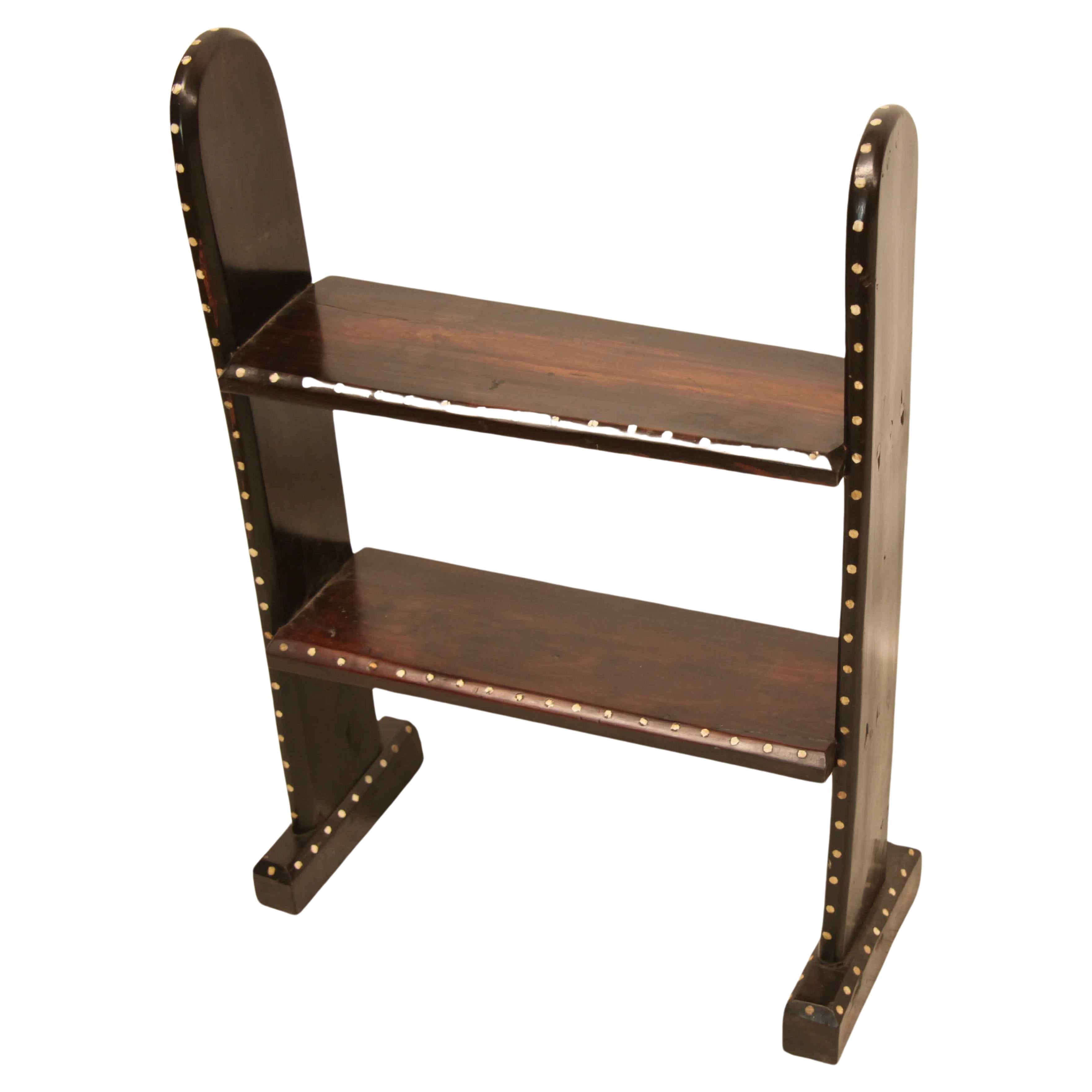 Inlaid Two Tier Shelf For Sale at 1stDibs