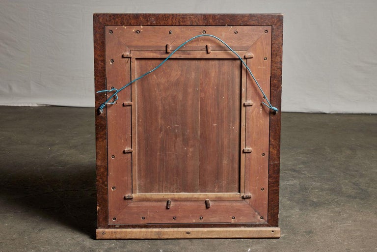Inlaid Wood Mirror For Sale at 1stDibs