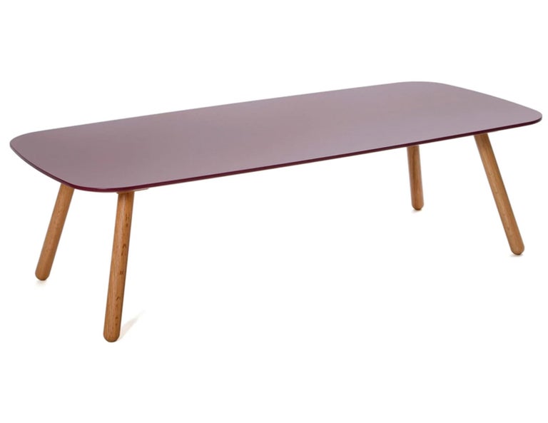 Inno Bondo Red Side Table Designed by Harri Korhonen For Sale at 1stDibs