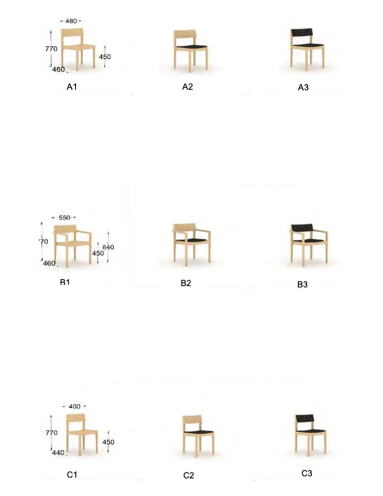 Inno Intro Stackable Wood Chair Designed by Ari Kanerva For Sale at 1stDibs