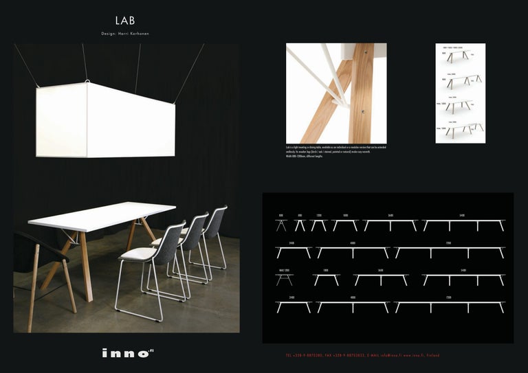 Inno Lab Table Designed by Harri Korhonen For Sale at 1stDibs