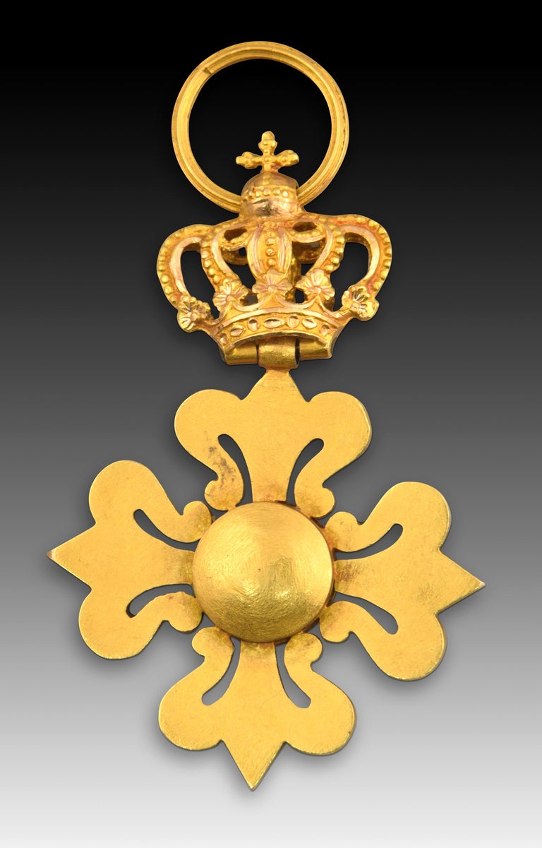 Inquisition Cross, Gold, Enamel, Spain, 19th Century at 1stDibs