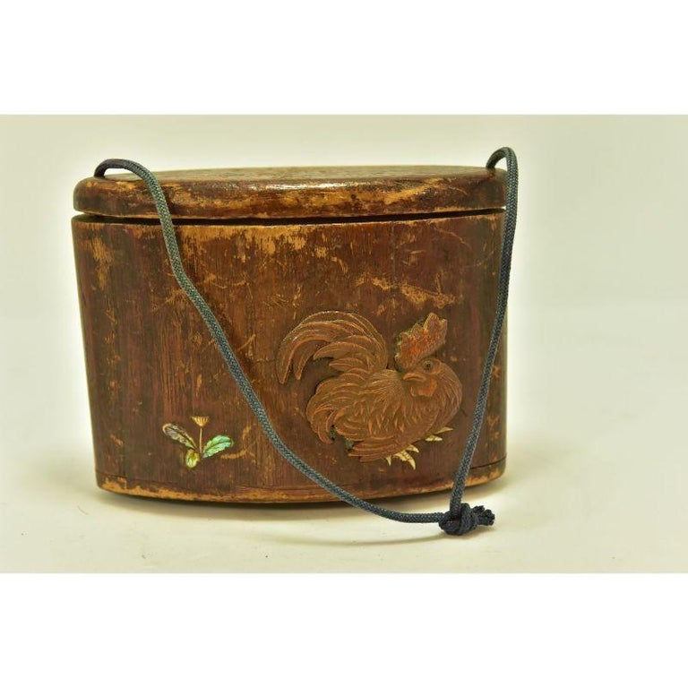Inro in 19th Century Pine Wood For Sale at 1stDibs