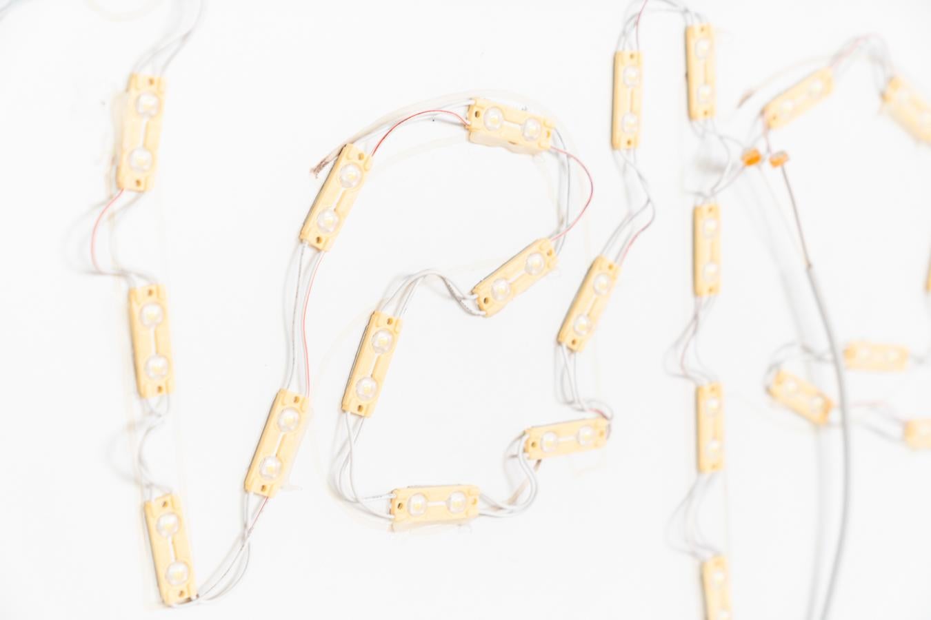 Black painted Led lighted signs with Plexiglas lettering. For display ...