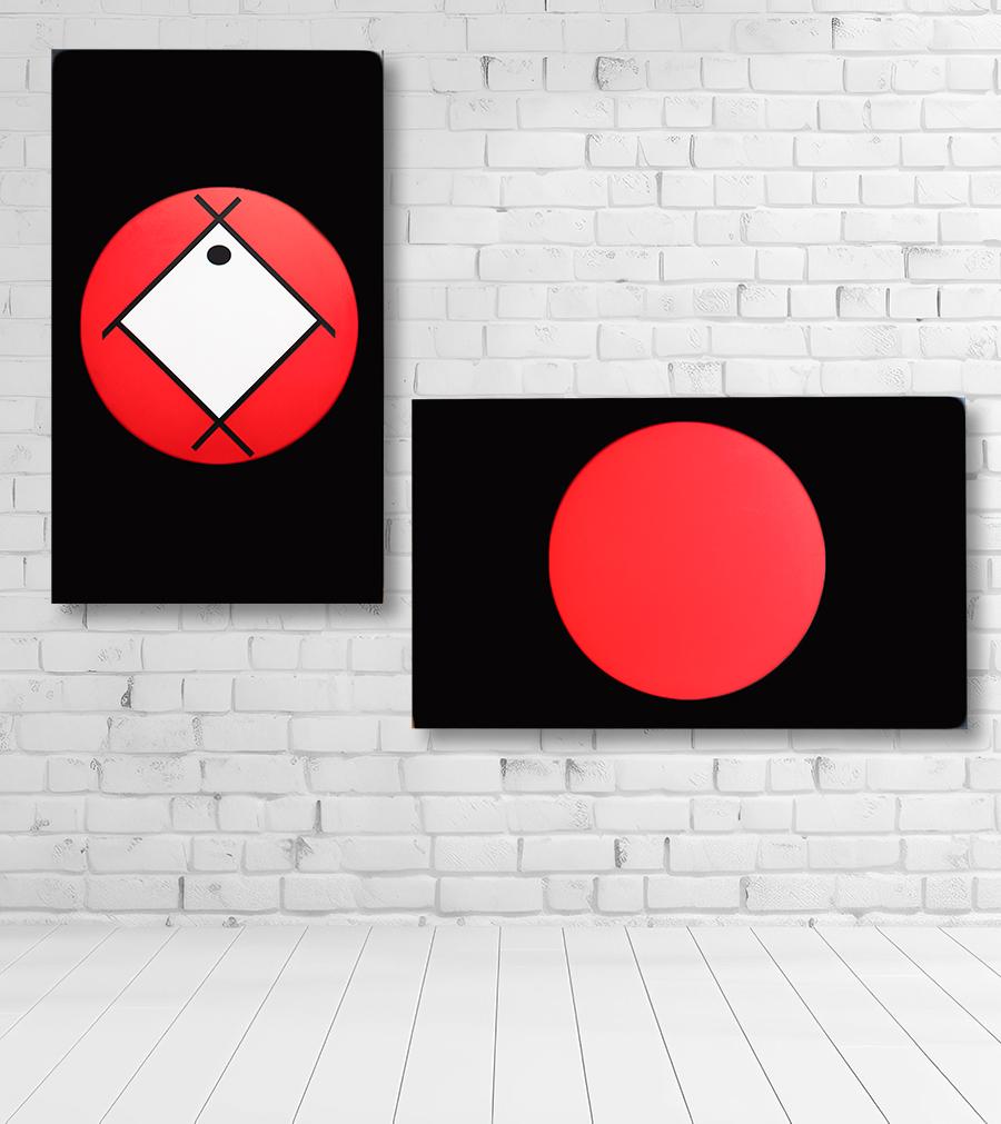 Black painted Led lighted signs with Plexiglas lettering. For Sale at ...