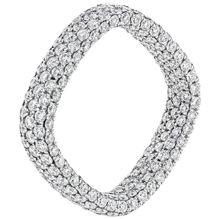 Inside-Out Pave Diamond Ring (Size 7 US) For Sale at 1stDibs